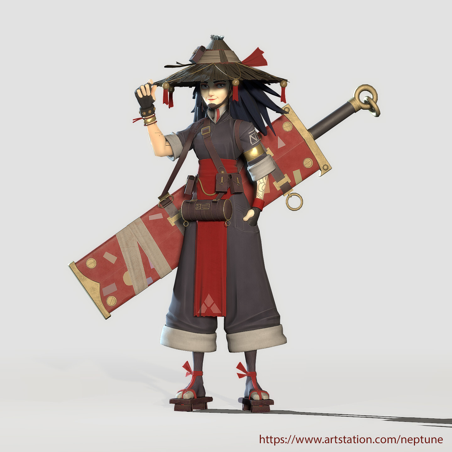 ArtStation - Girl With Sword