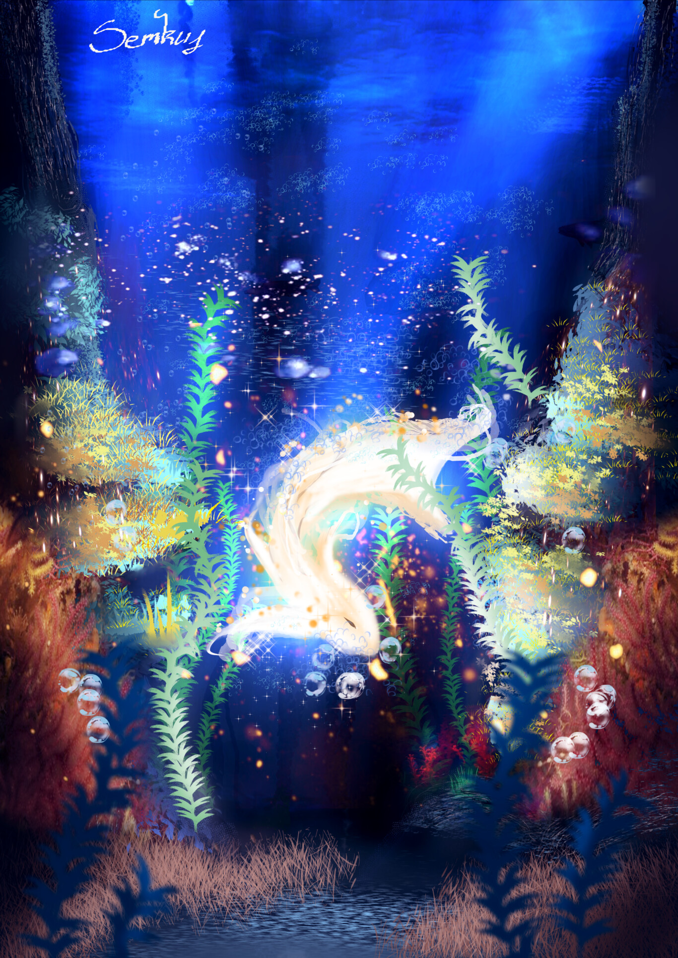 ArtStation - In Search Of Magic Under Ocean