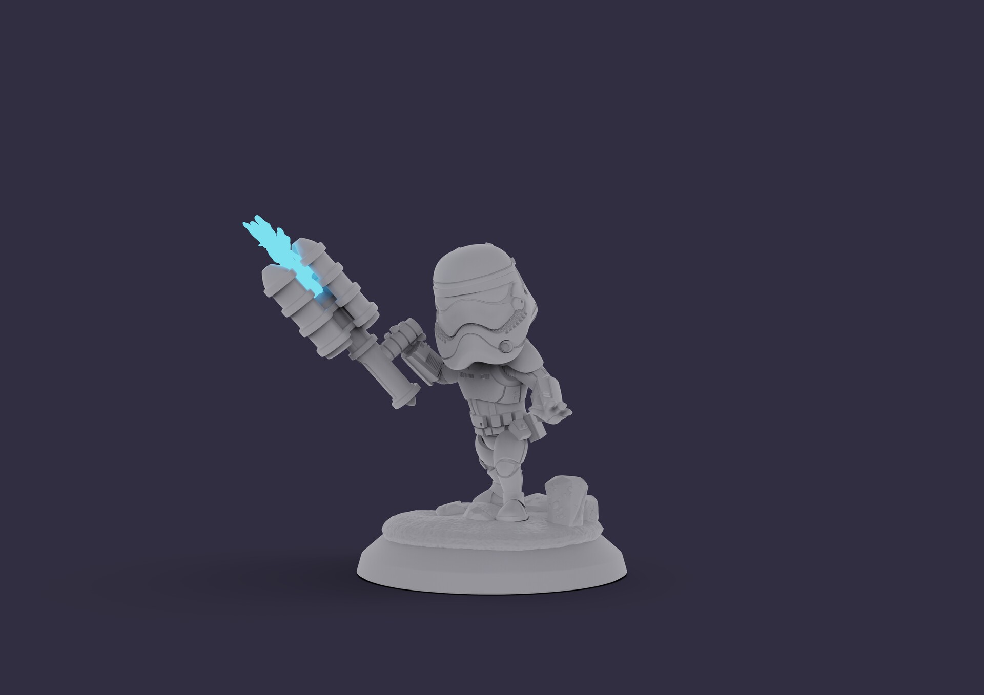 ArtStation - Stormtrooper Chibi
