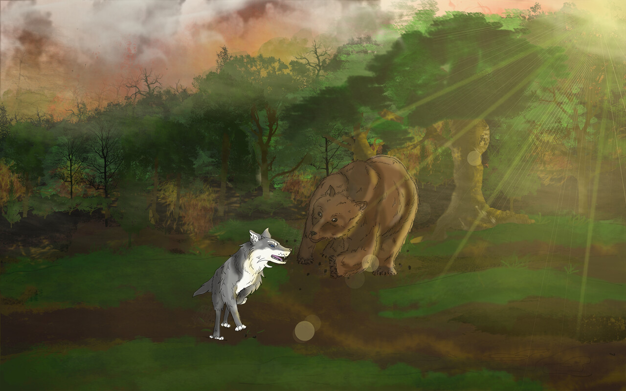 Kim-Jasmin Dittmann - Wildfire Concept Art