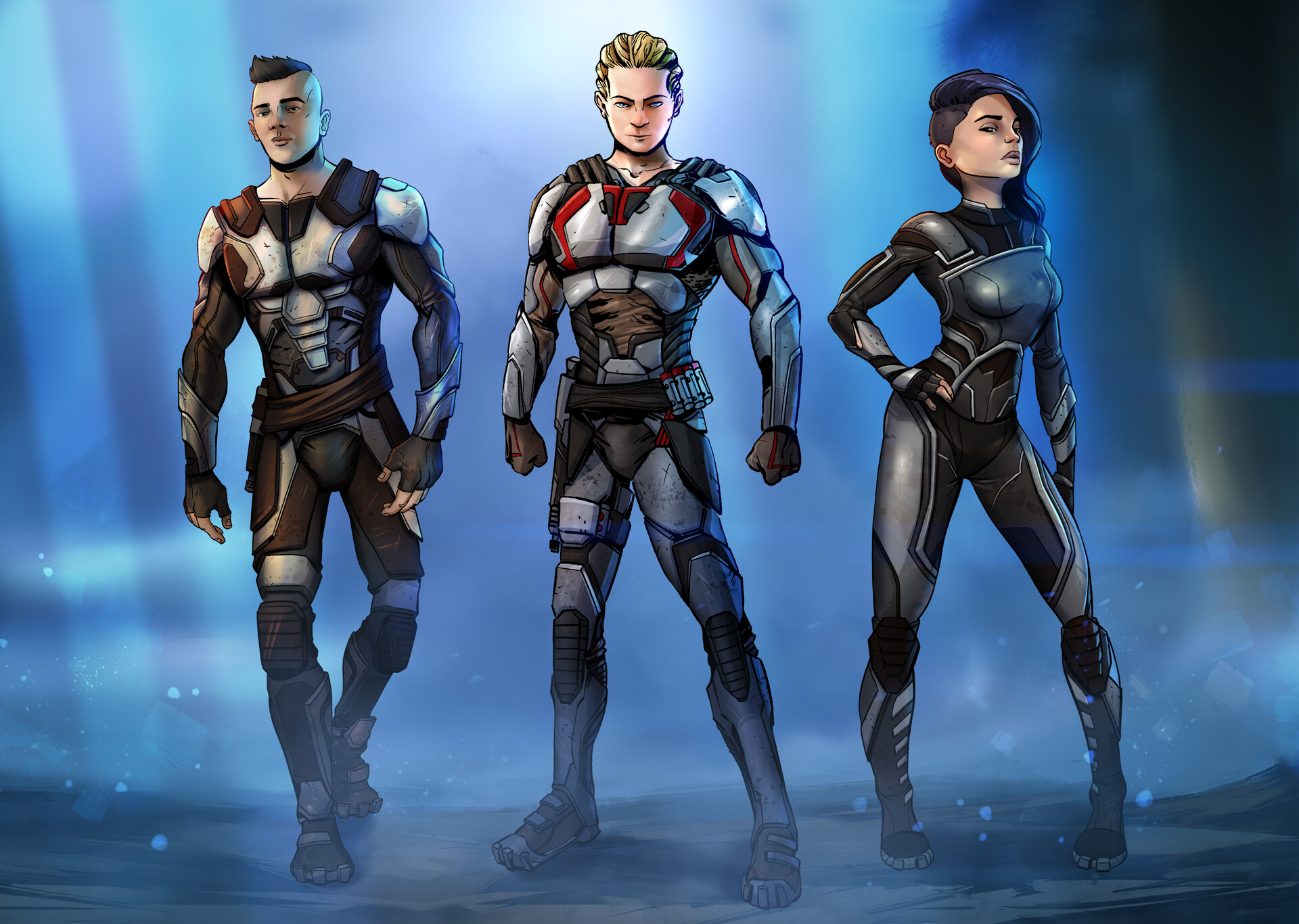 ArtStation - Karan Comics Character Designs