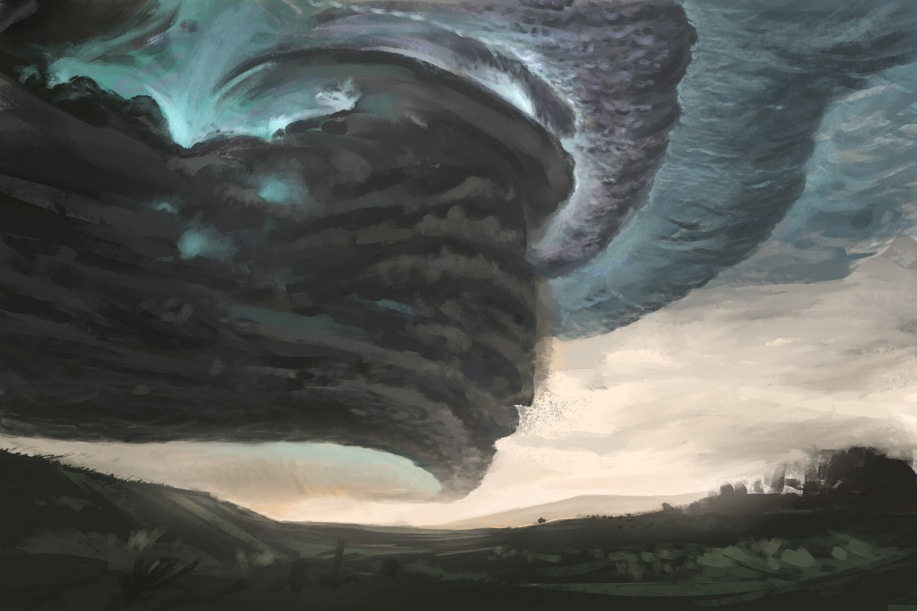 ArtStation - Storm Sketch