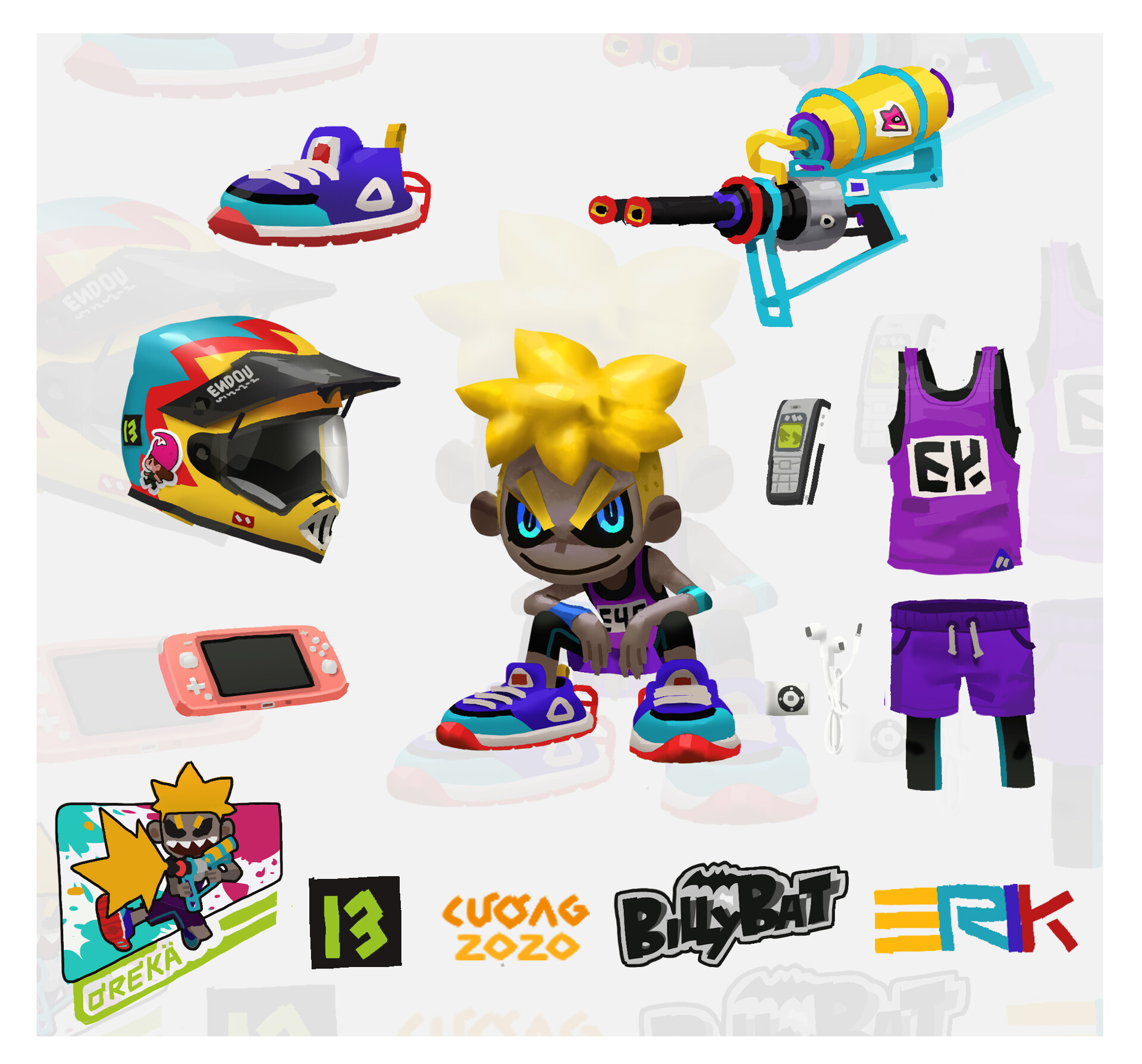 ArtStation - Nintendo boy 2