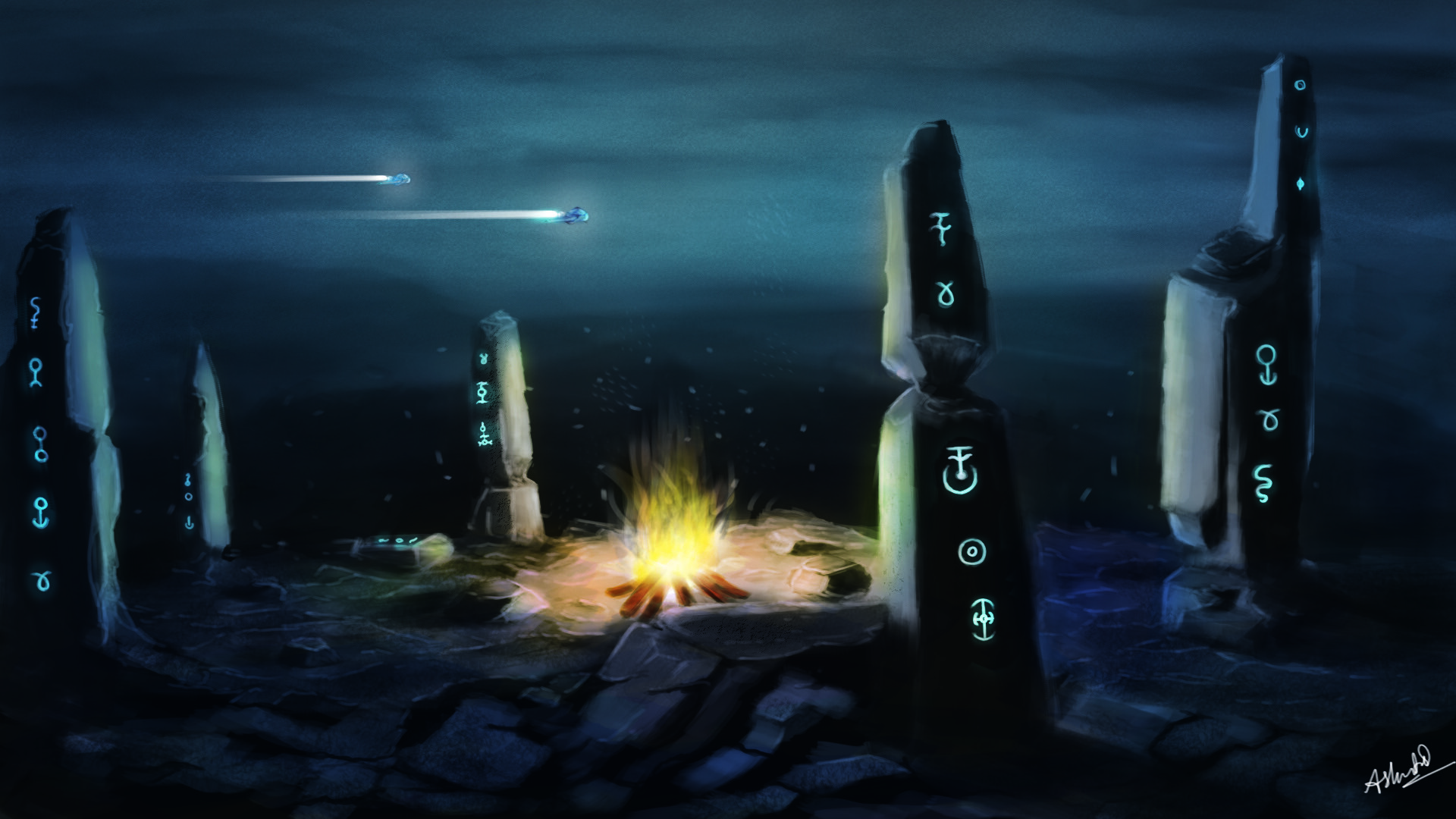 ArtStation - Alien ruins