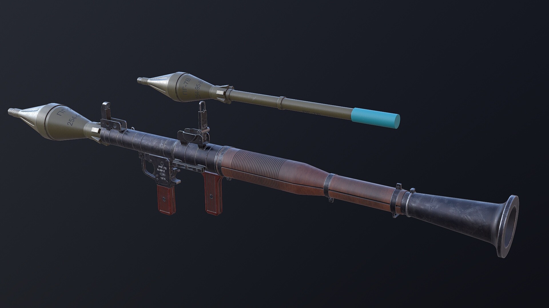 ArtStation - RPG-7 game ready model