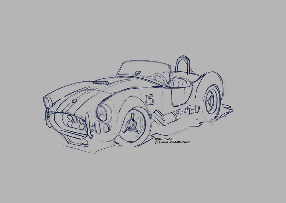 Shelby Cobra Sketch