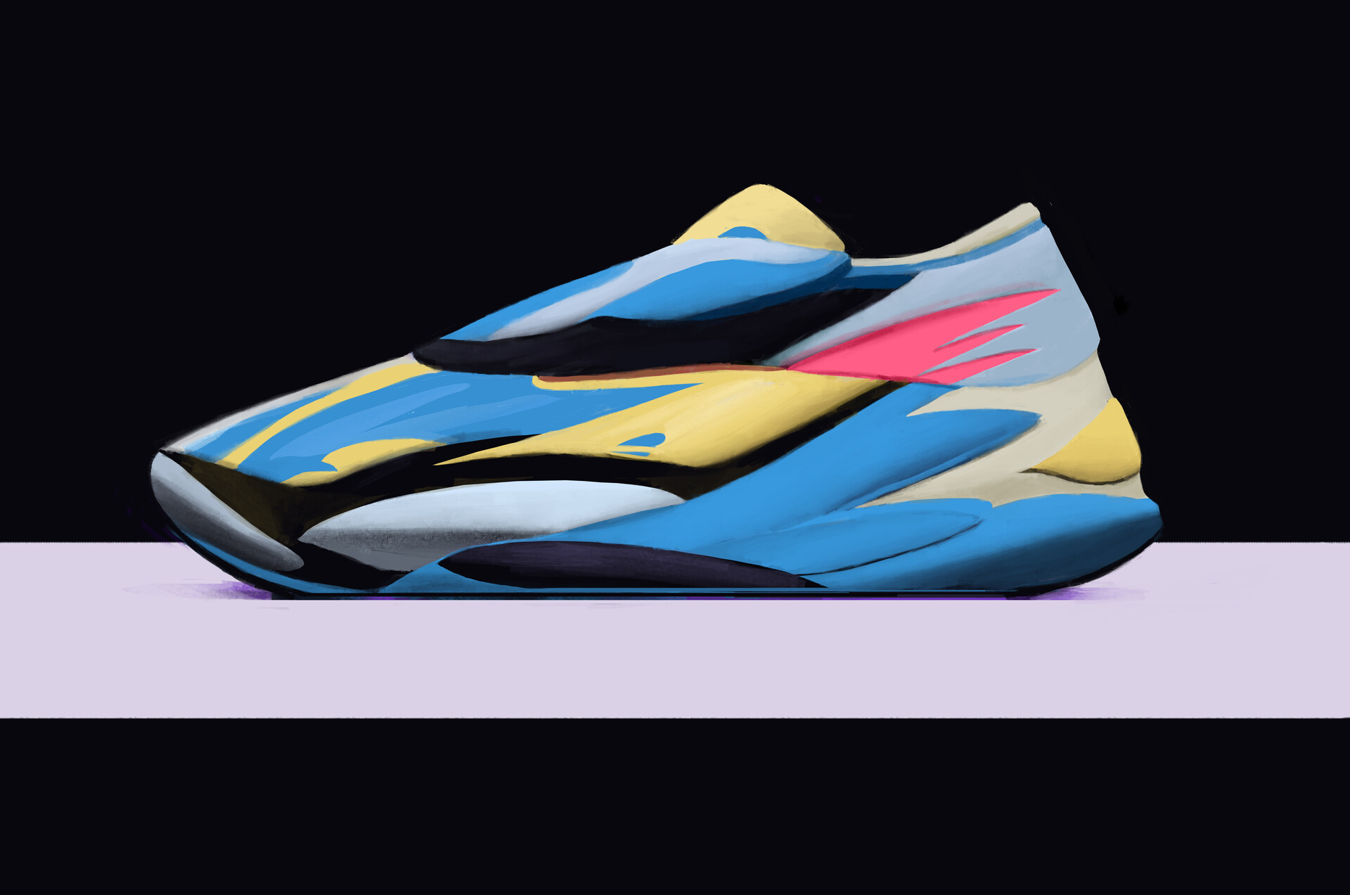 ArtStation - sneaker design sketch