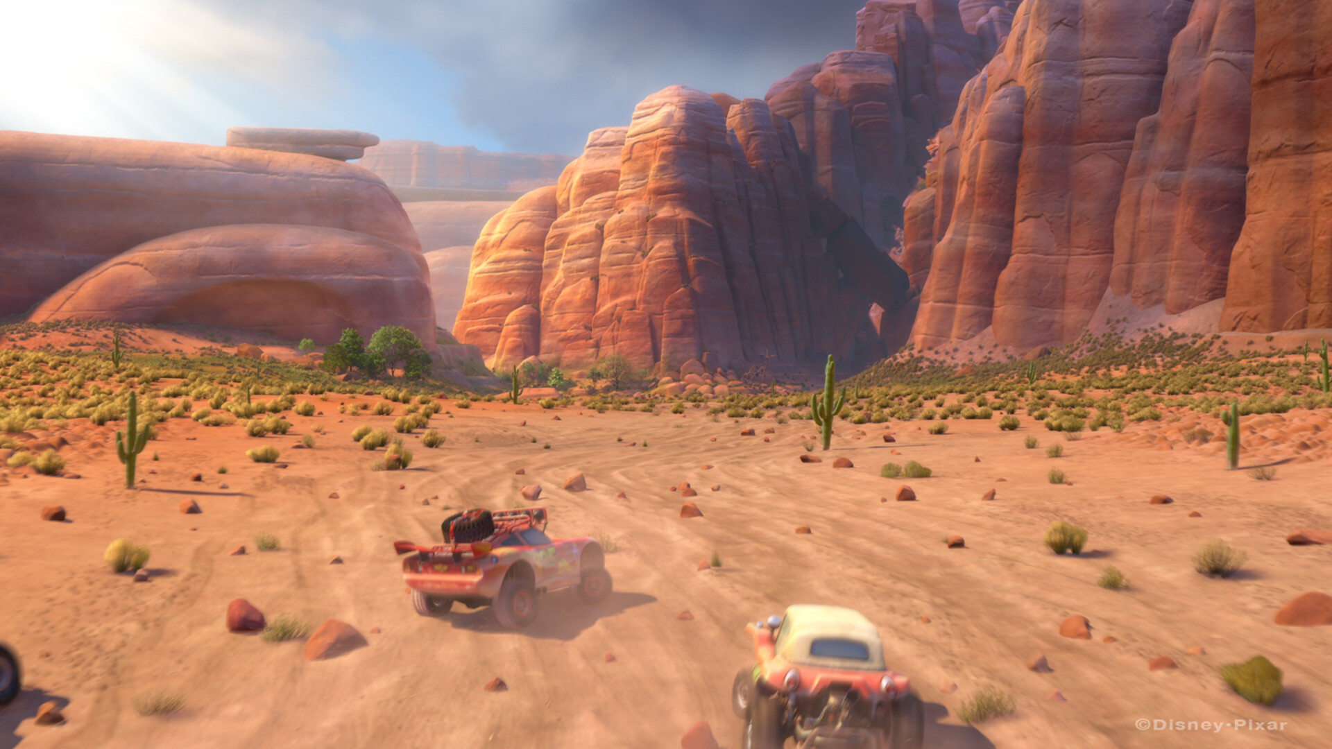 Disney Cars Radiator Springs Background