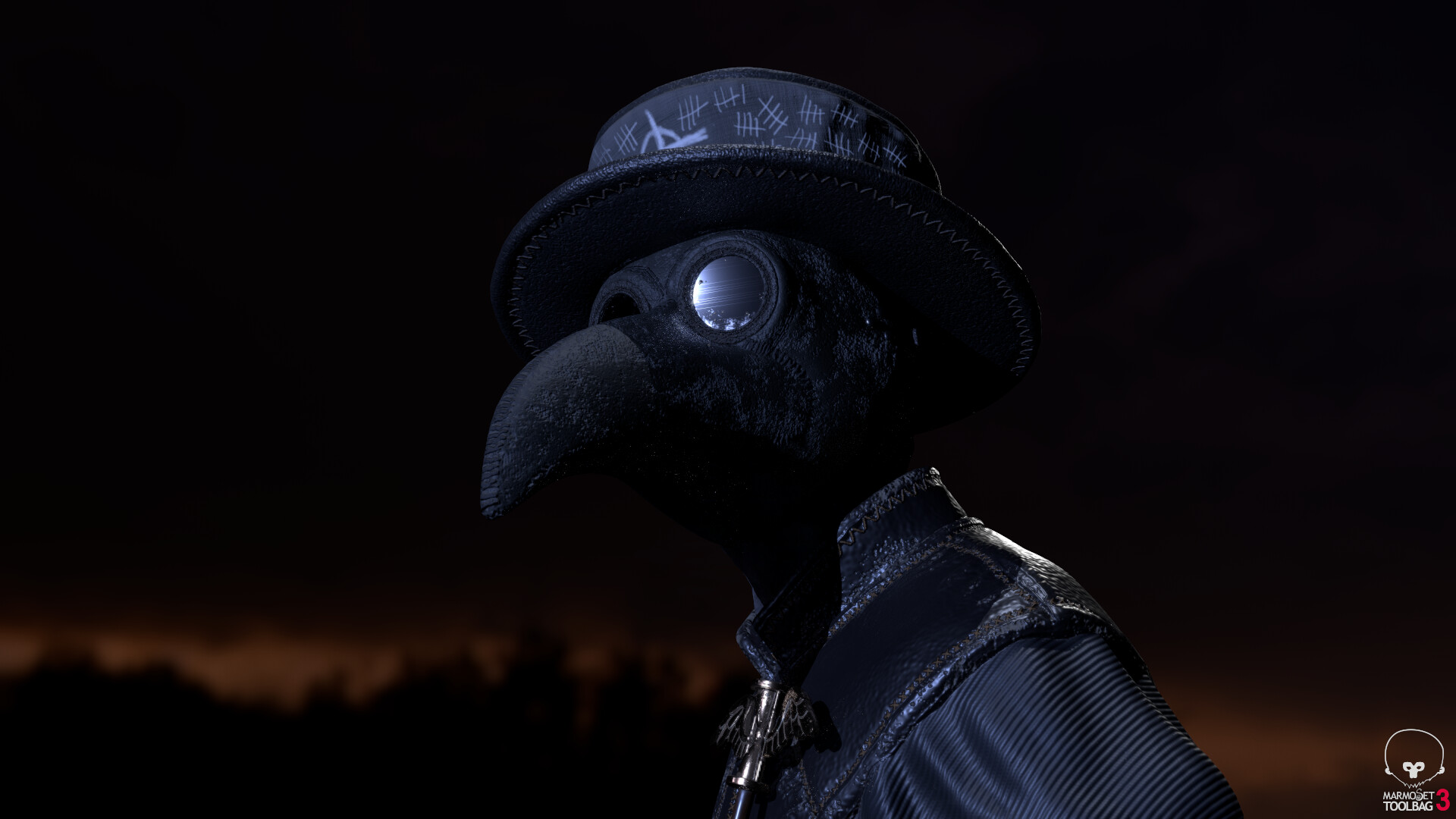 Ronald Nascimento - The Plague Doctor - Real-Time Render