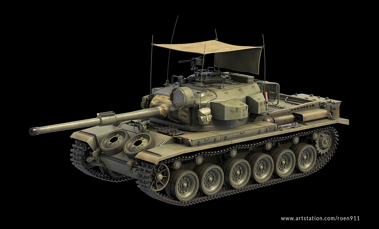ArtStation - Centurion Vietnam RAAC 3d model