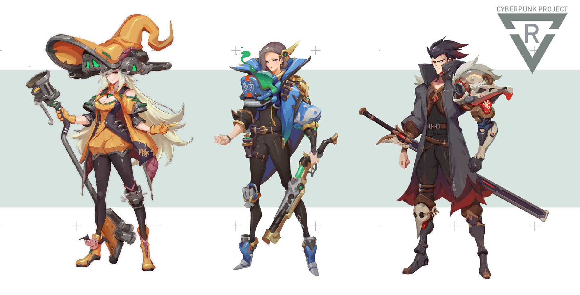 ArtStation - Medieval Cyberpunk Practice