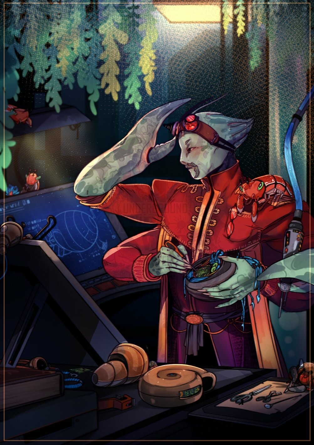 ArtStation - COMMISSION - Aquatic Doctor