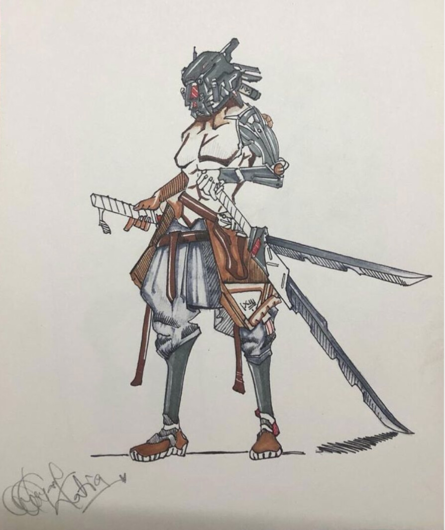 ArtStation - Sword Fighter