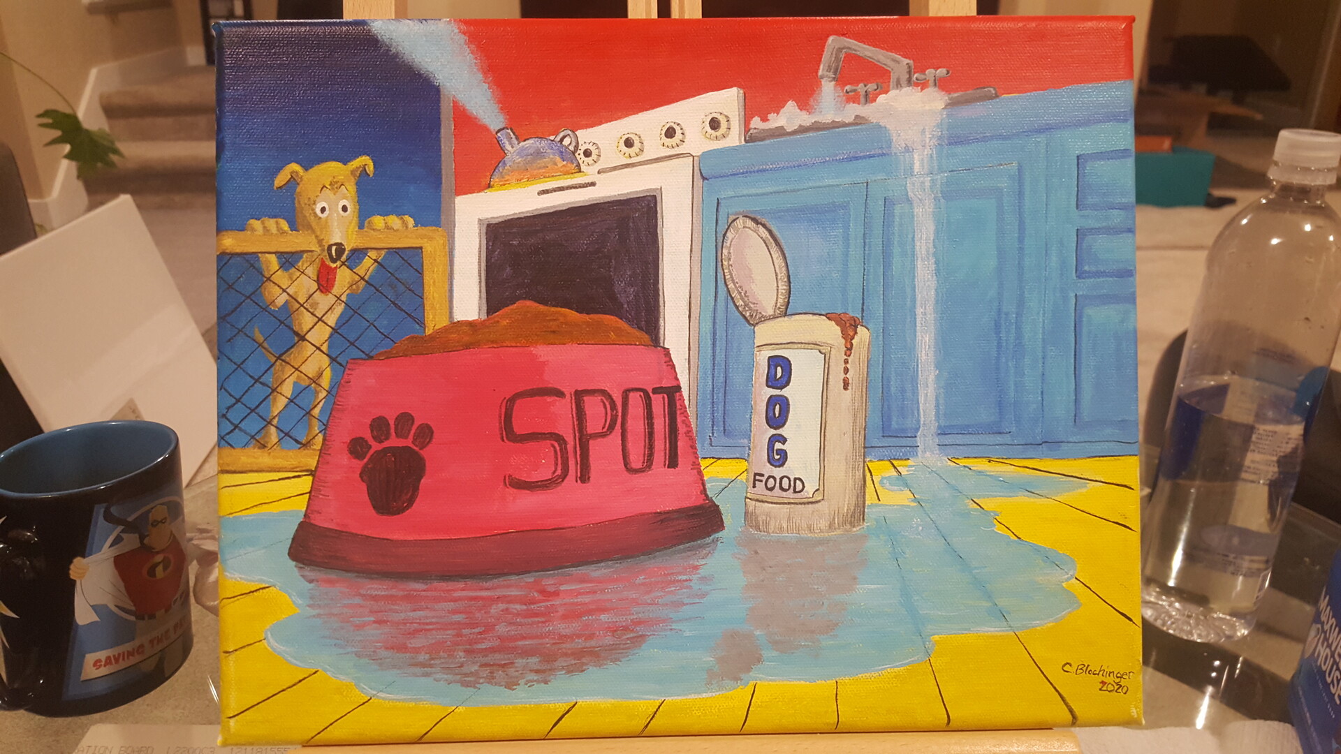 ArtStation - Human Presence (without a human present), acrylic painting