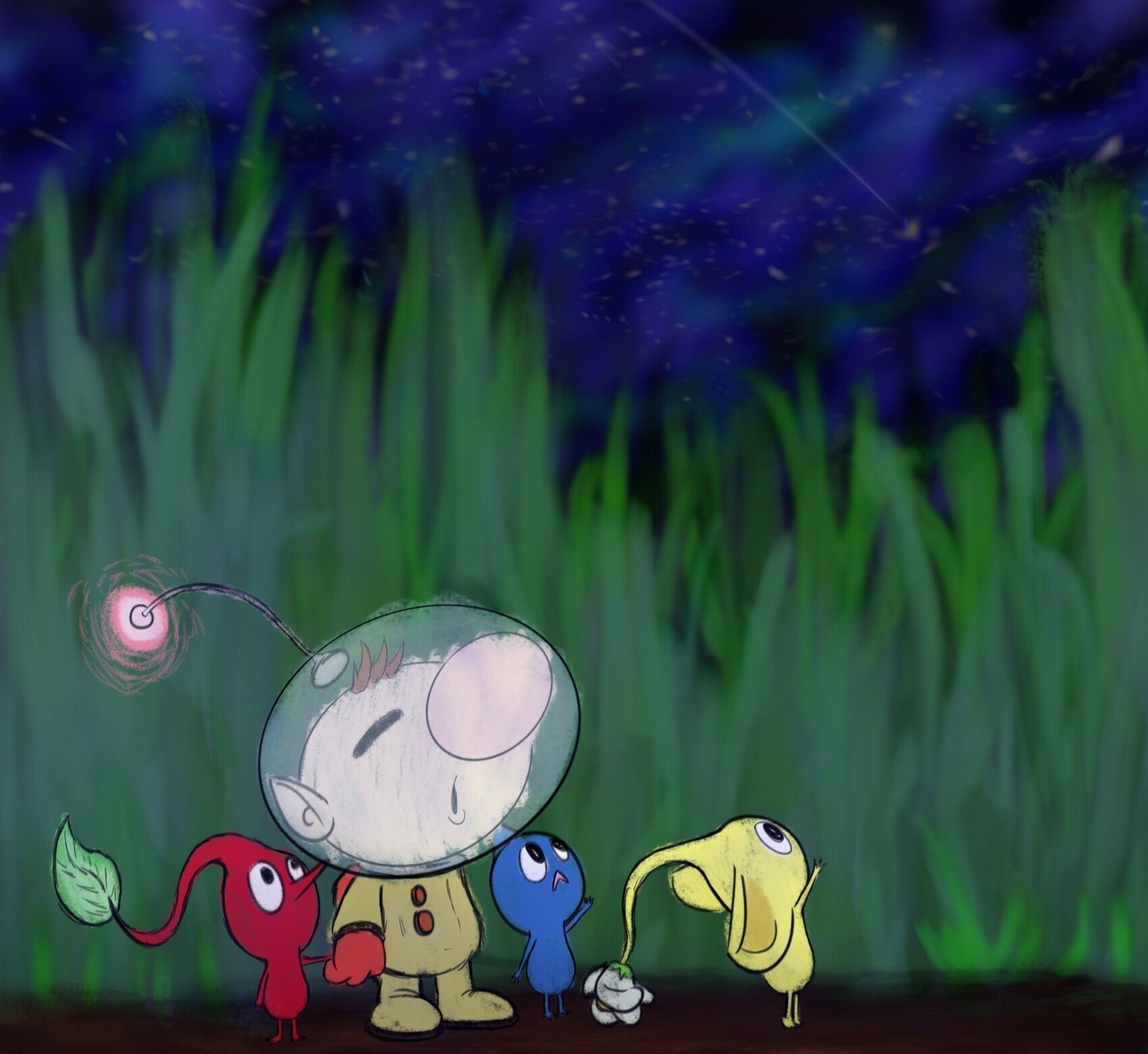 ArtStation - Olimar & Pikmin