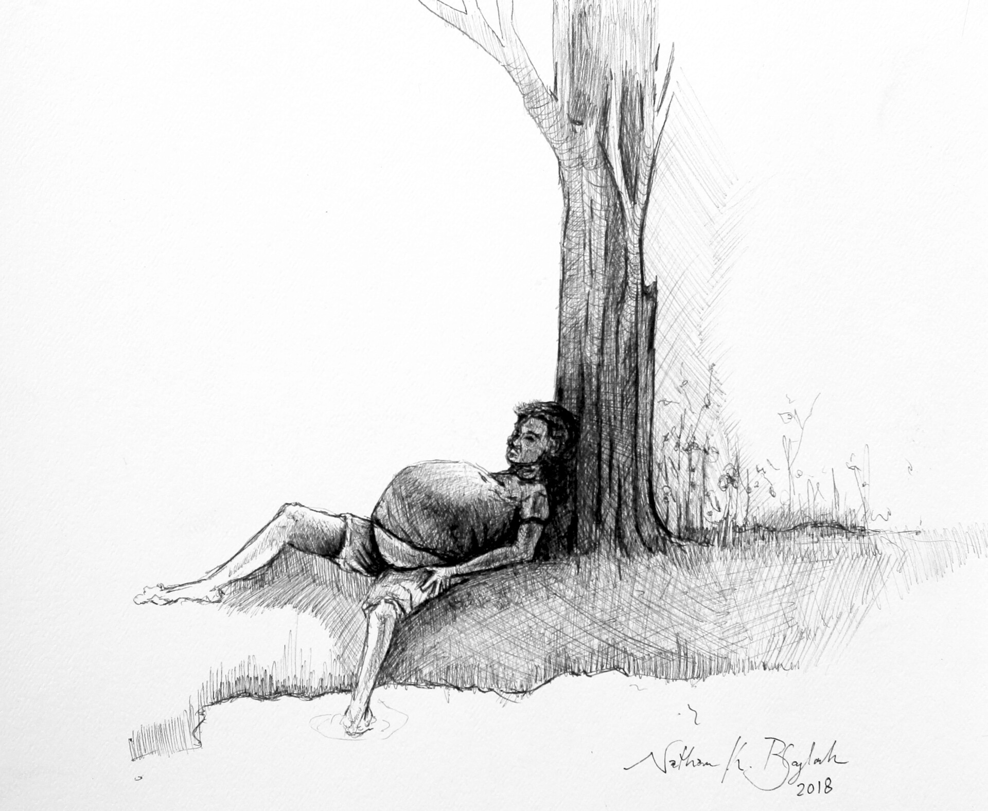 ArtStation - Pen Drawings - 2019 - Nathan K. Blaylock - (Album One)