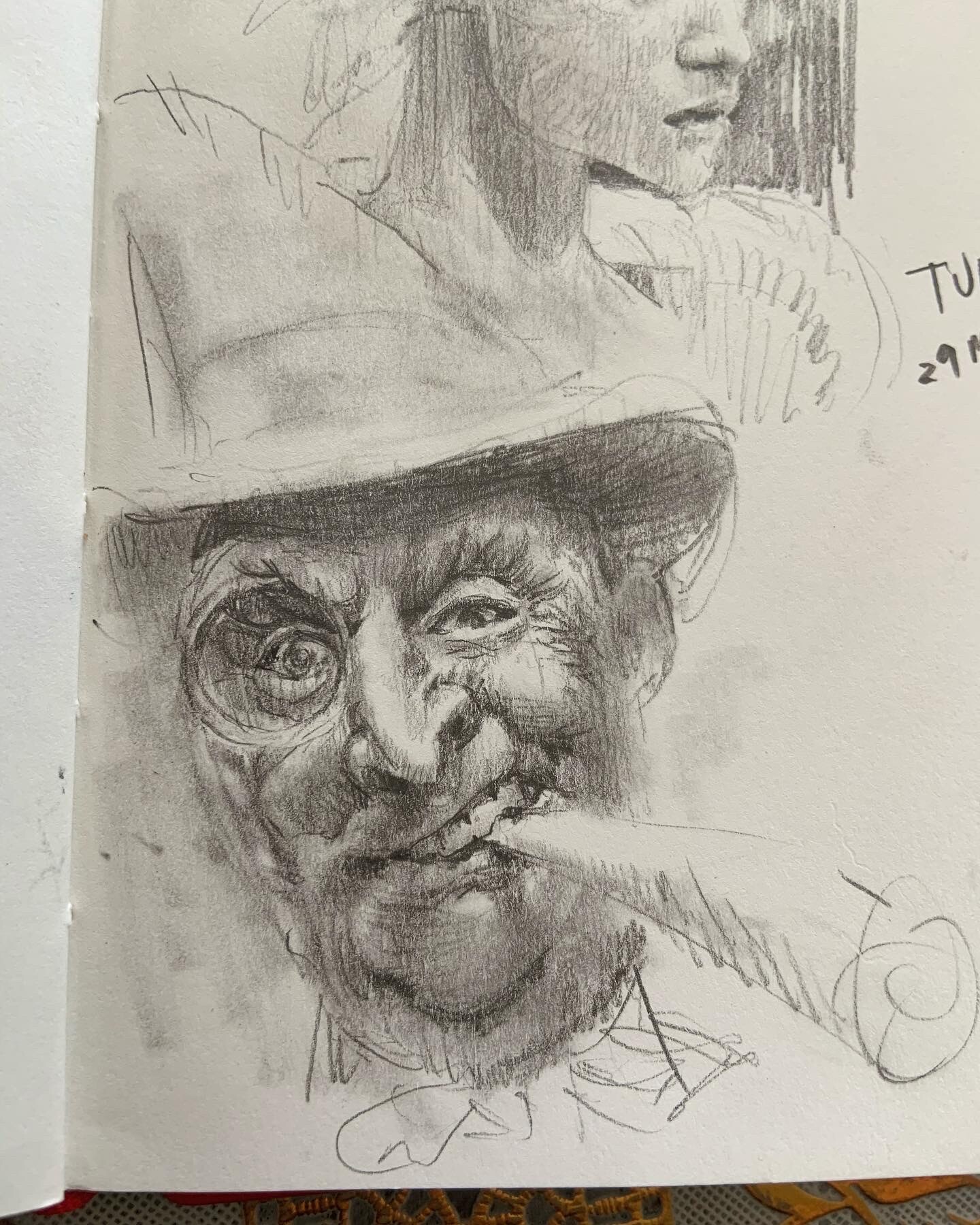 ArtStation - Pencil head sketches