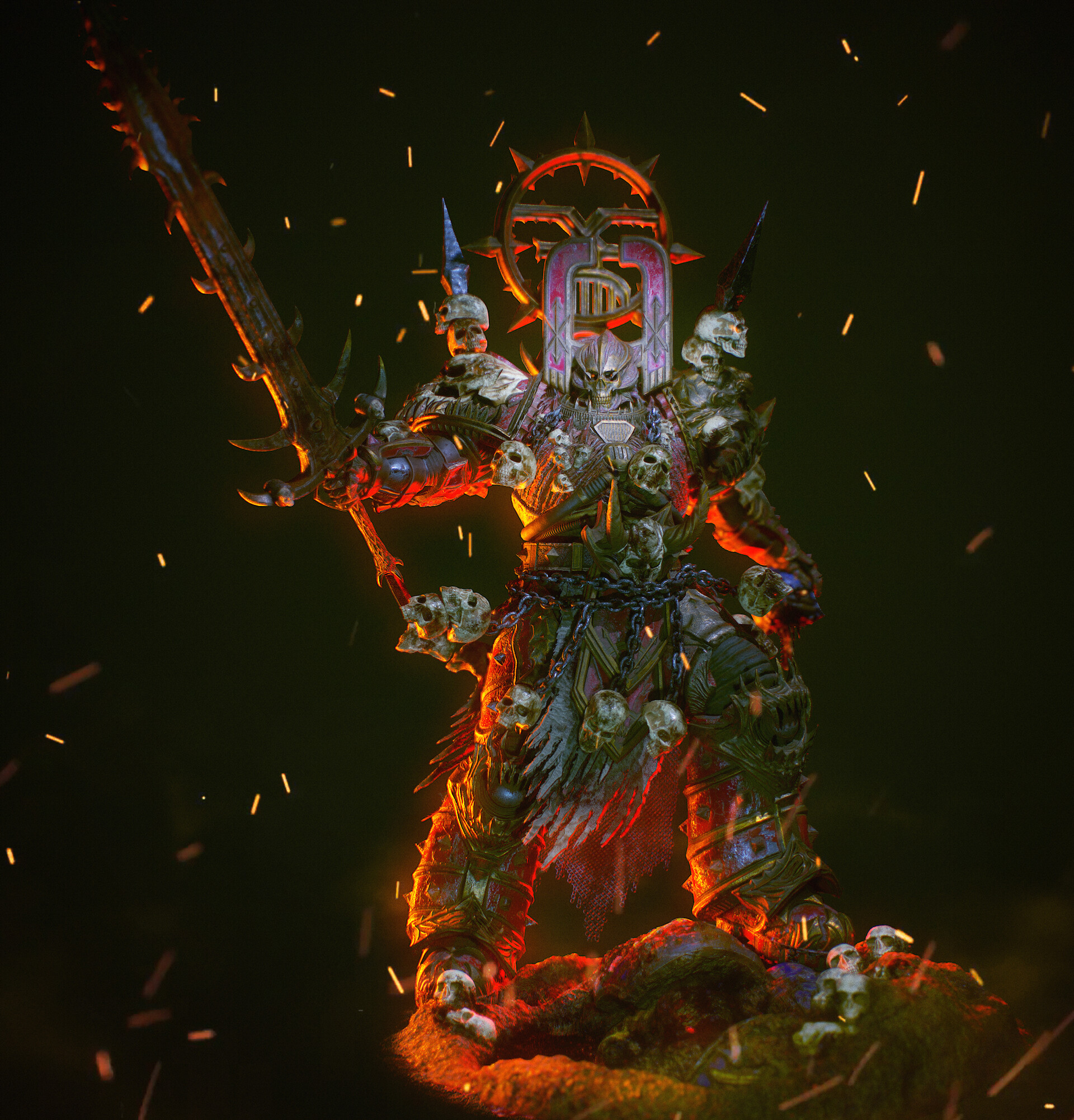 Chaos Lord Warhammer 40k