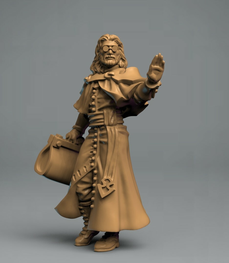 ArtStation - Wandering priest