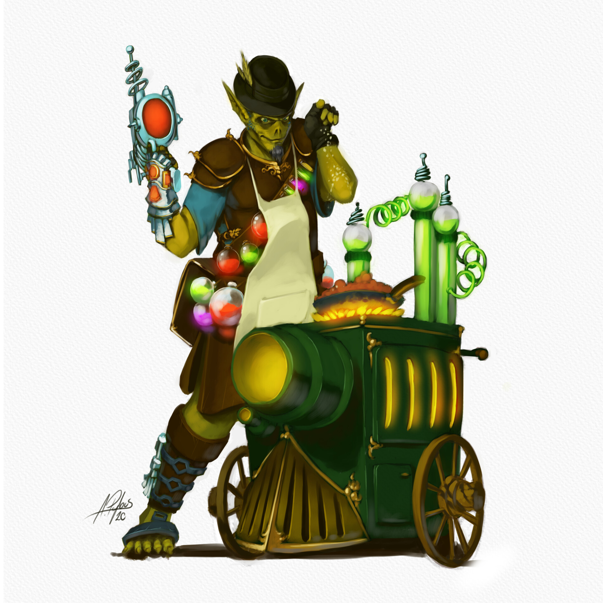 ArtStation - Gildi Gottorm - Githzerai Artificier