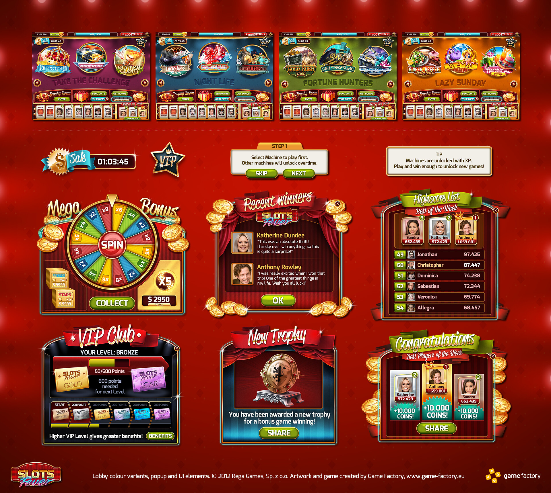 Game Factory - Slots Fever Project Showcase