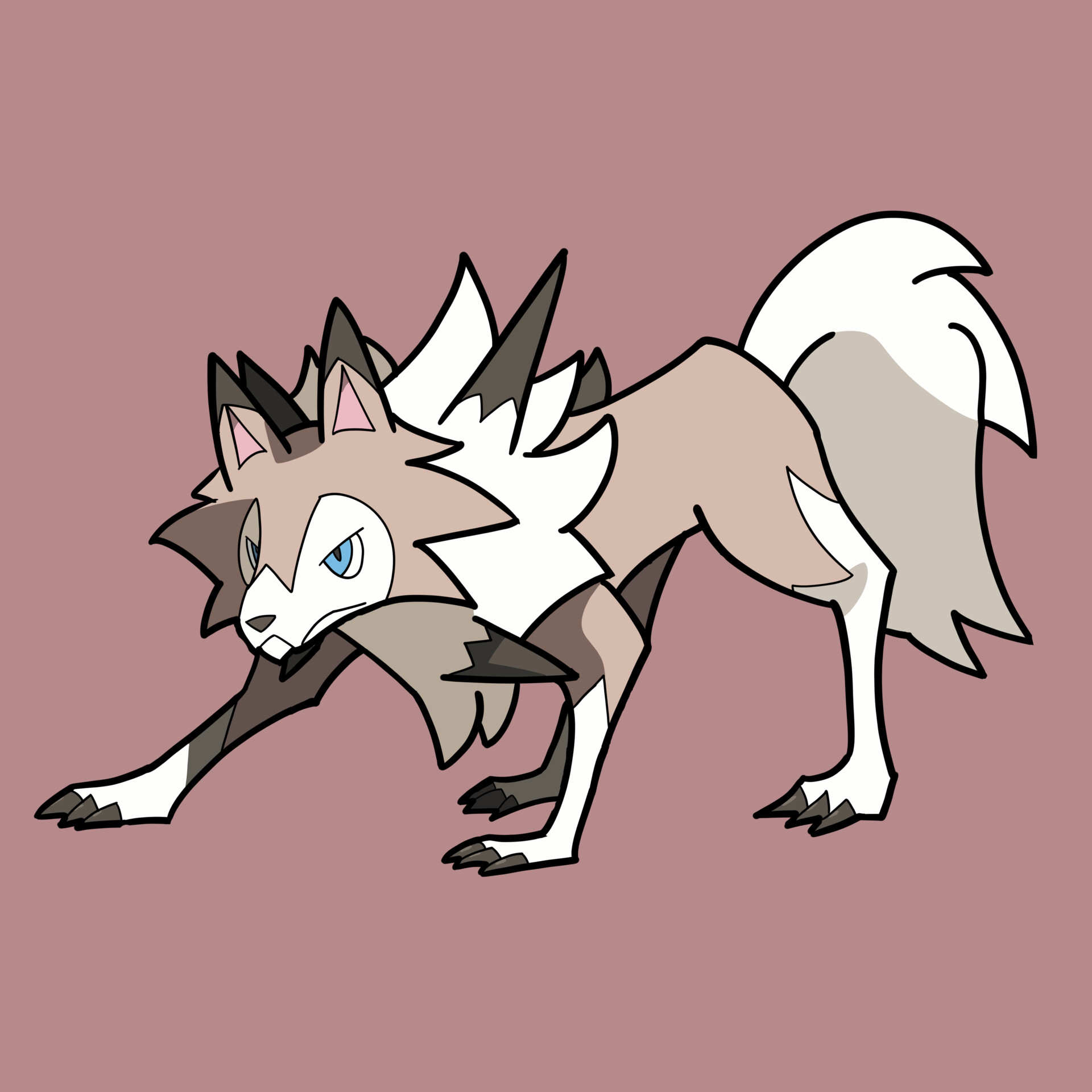 ArtStation - #PokeMarch Day 29 Lycanroc
