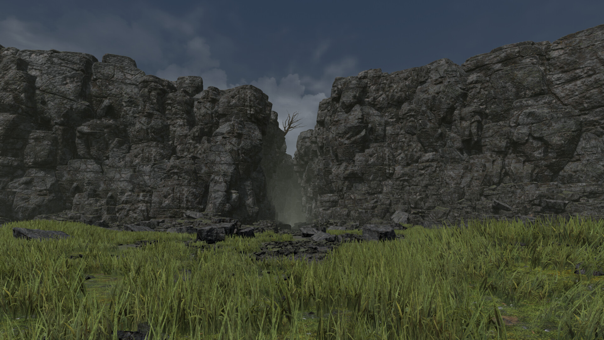 ArtStation - [UE4]Procedural Granite Cliffs