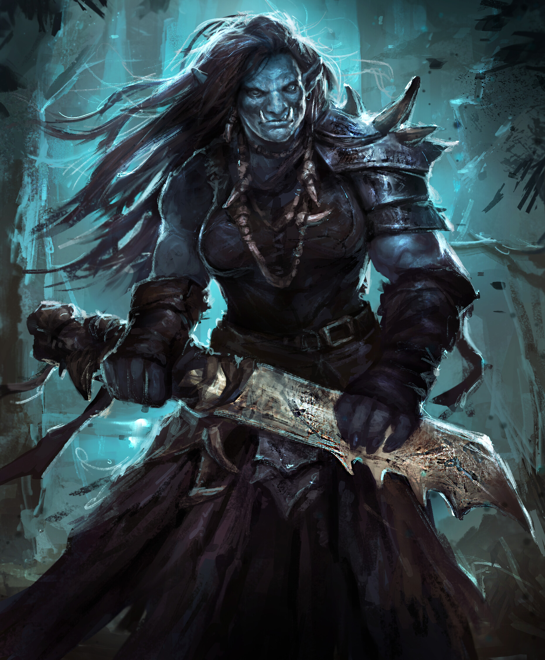 ArtStation - Ogre--Arcane Gladiator TCG