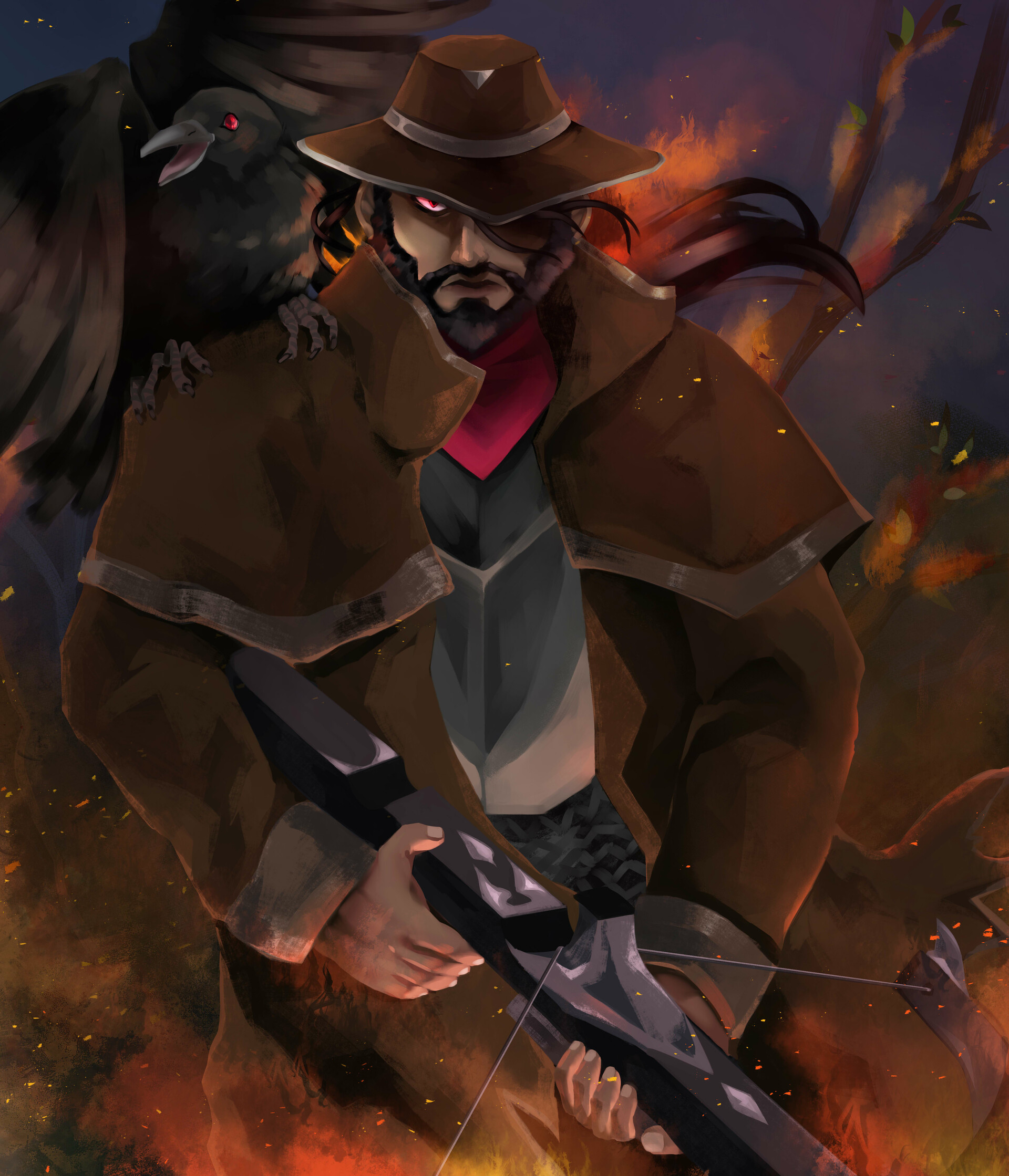 ArtStation - flame cowboy