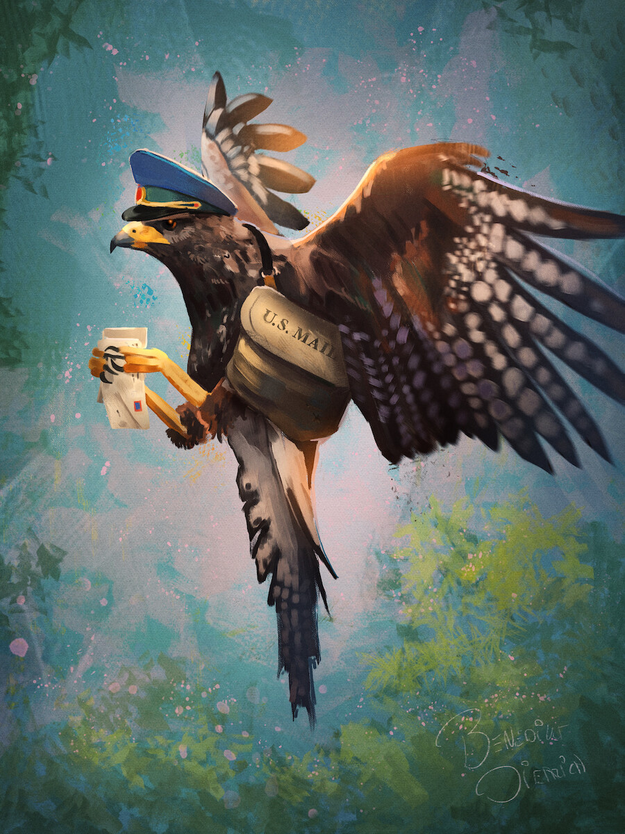 ArtStation - U.S. Mail Eagle