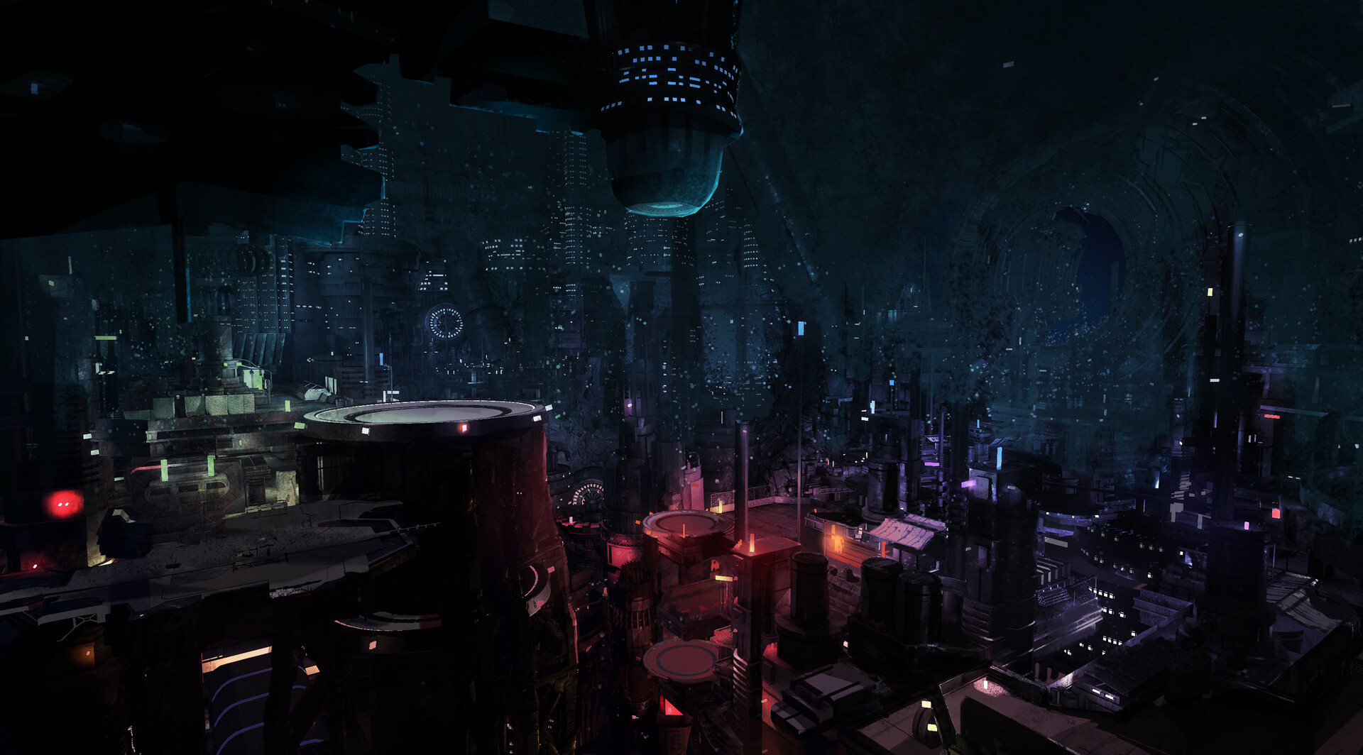 John Calmette - Marvel's Guardians of the Galaxy. Interior of Knowhere ...