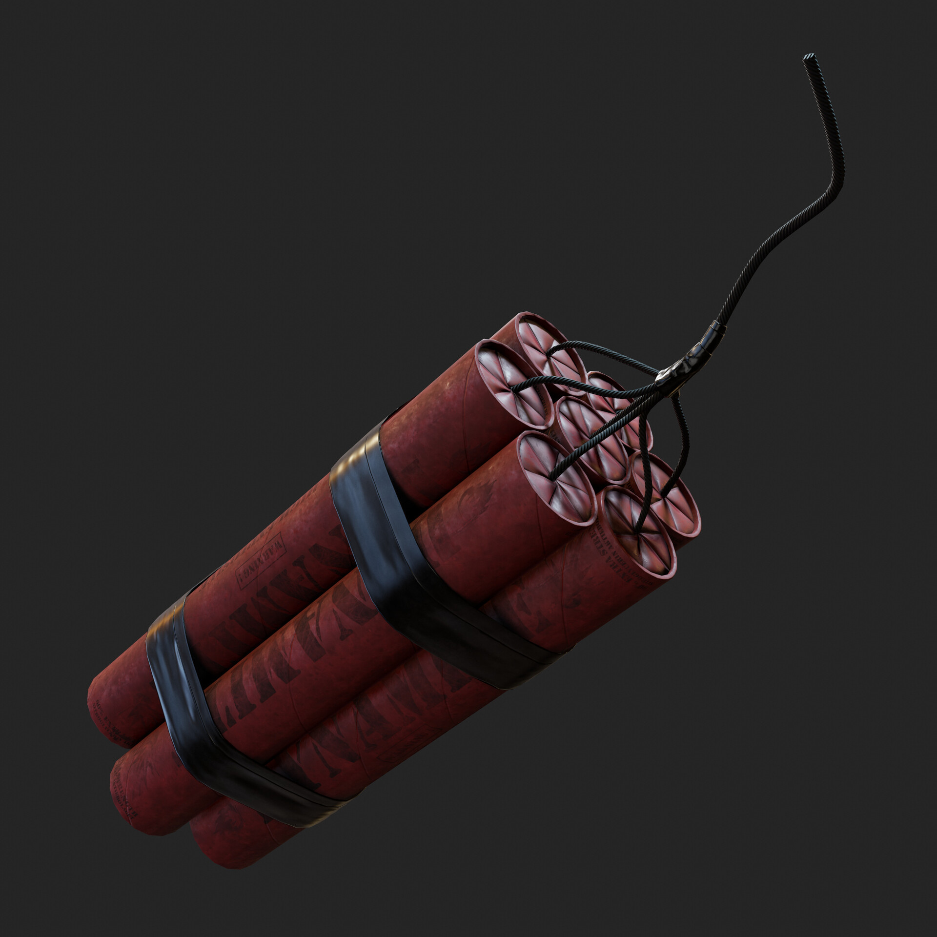 ArtStation - Dynamite Pack - 7 - PBR Low-poly 3D model