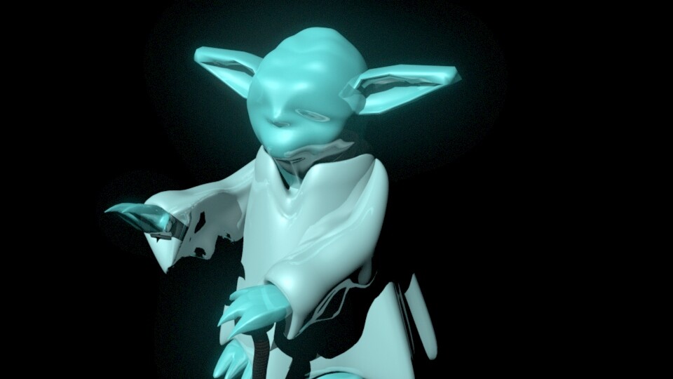 ArtStation - Master Yoda Force Ghost
