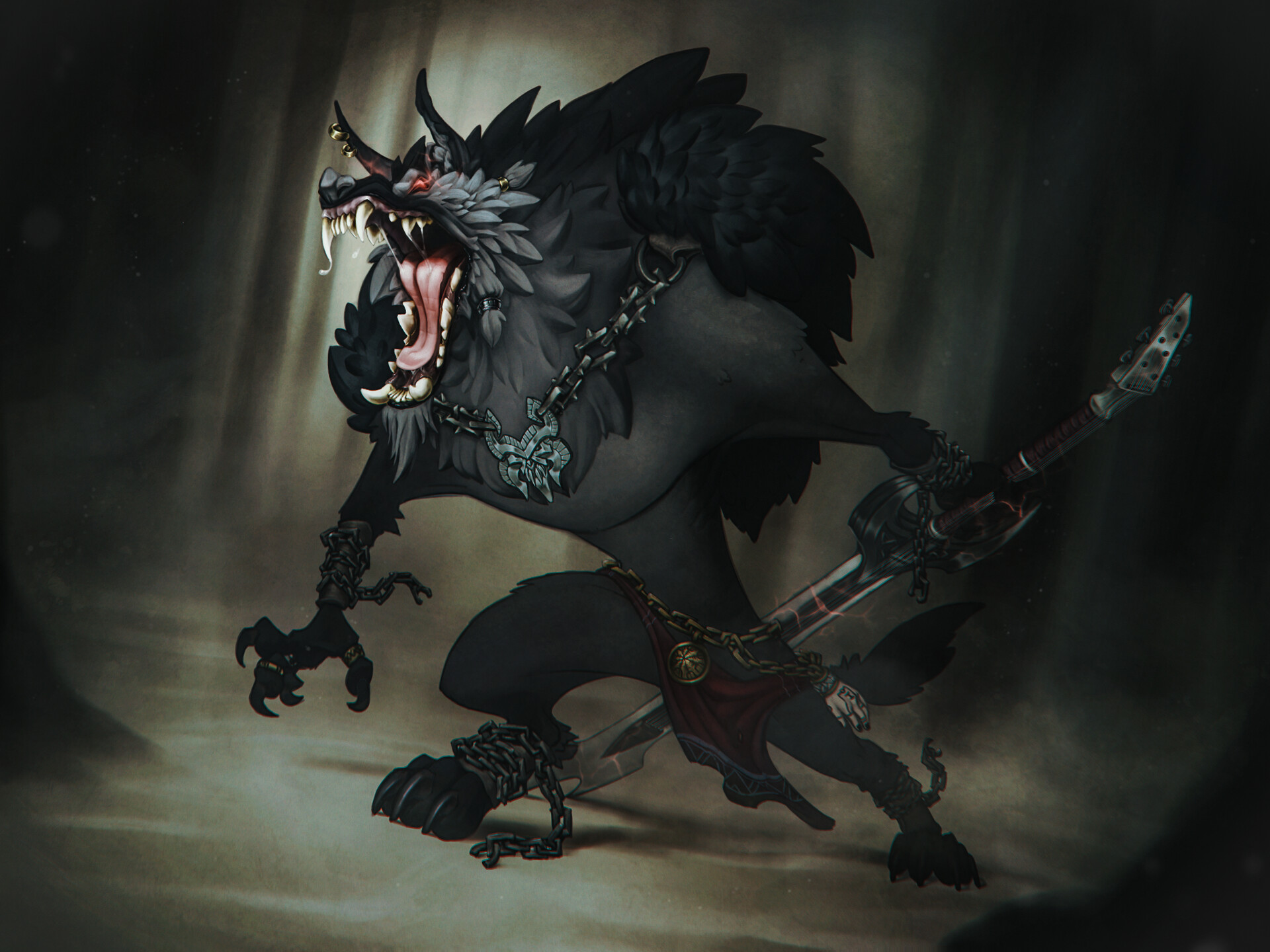 ArtStation - Character Design Challenge - Fenrir