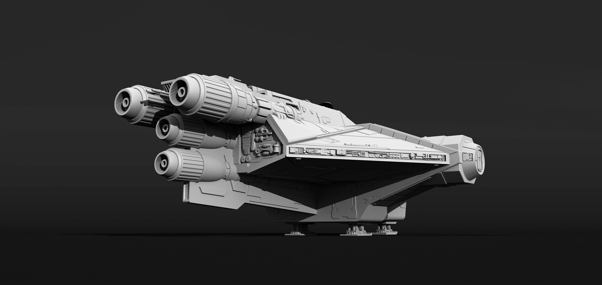 Thomas Simeth - The "Ghost" from Star Wars Rebels (Modeling and 3D ...