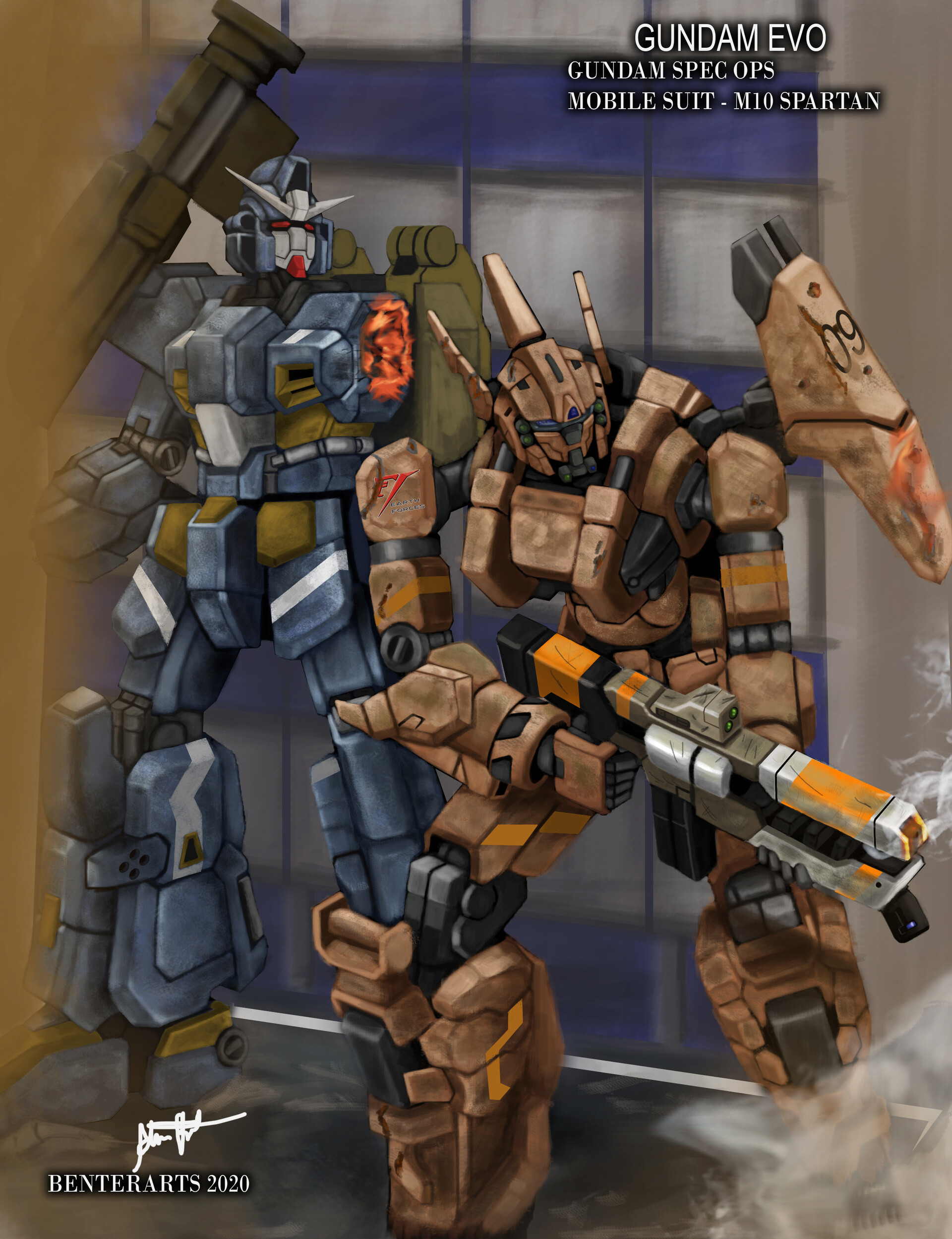 ArtStation - original work my gundam version