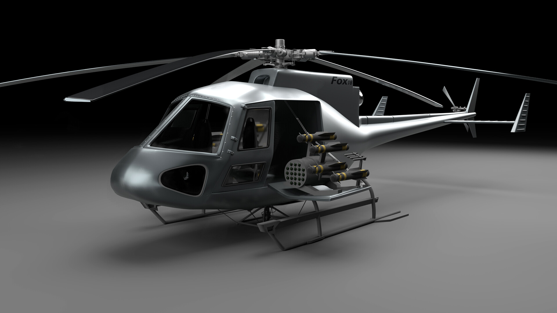 ArtStation - Attack Helicopter