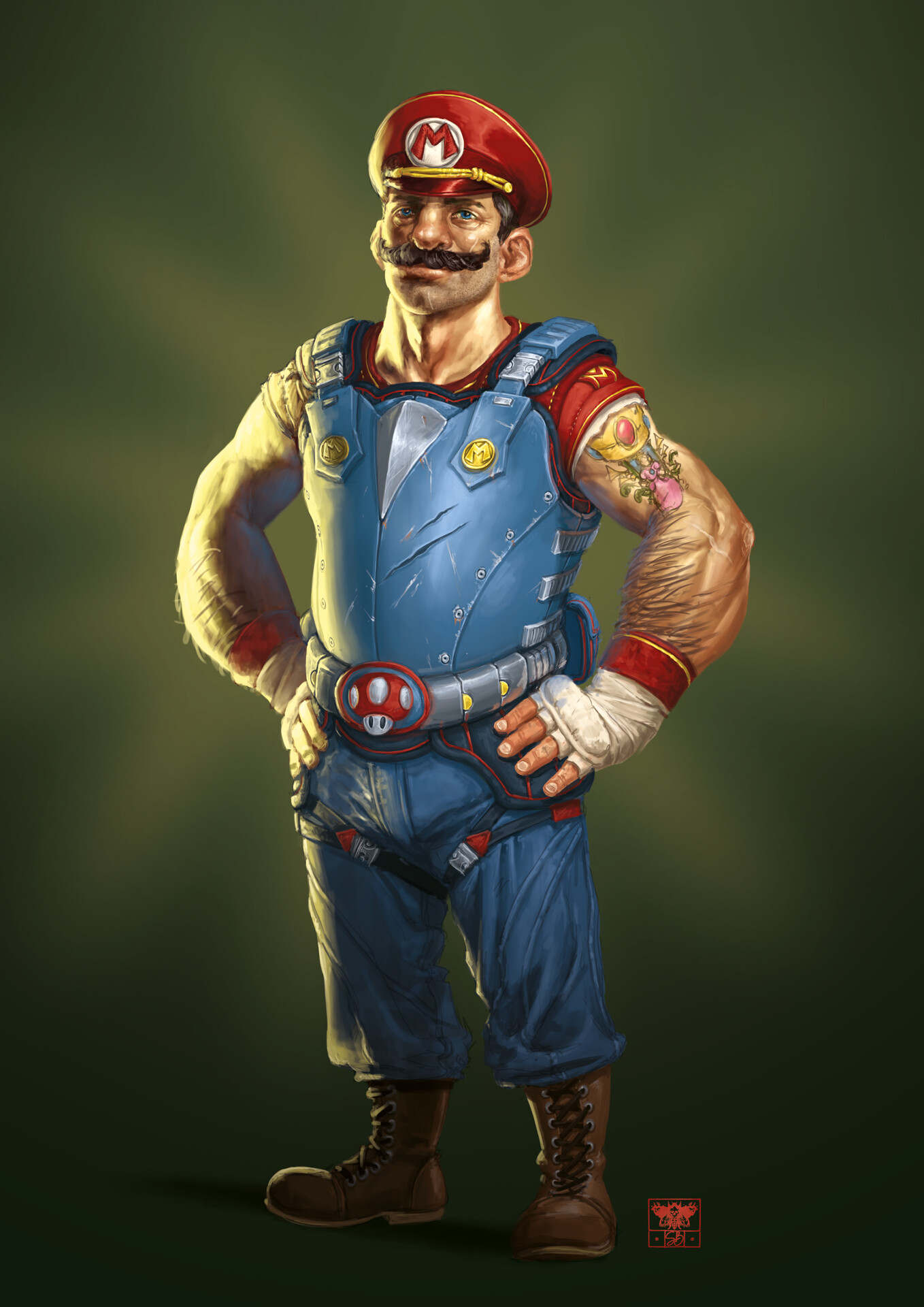 Super Mario by Samuel Bourguignon : r/ImaginaryMen