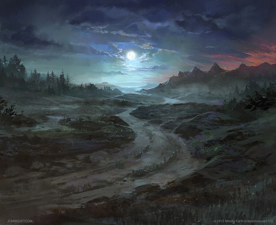 ArtStation - The Old Road - LOTR TCG