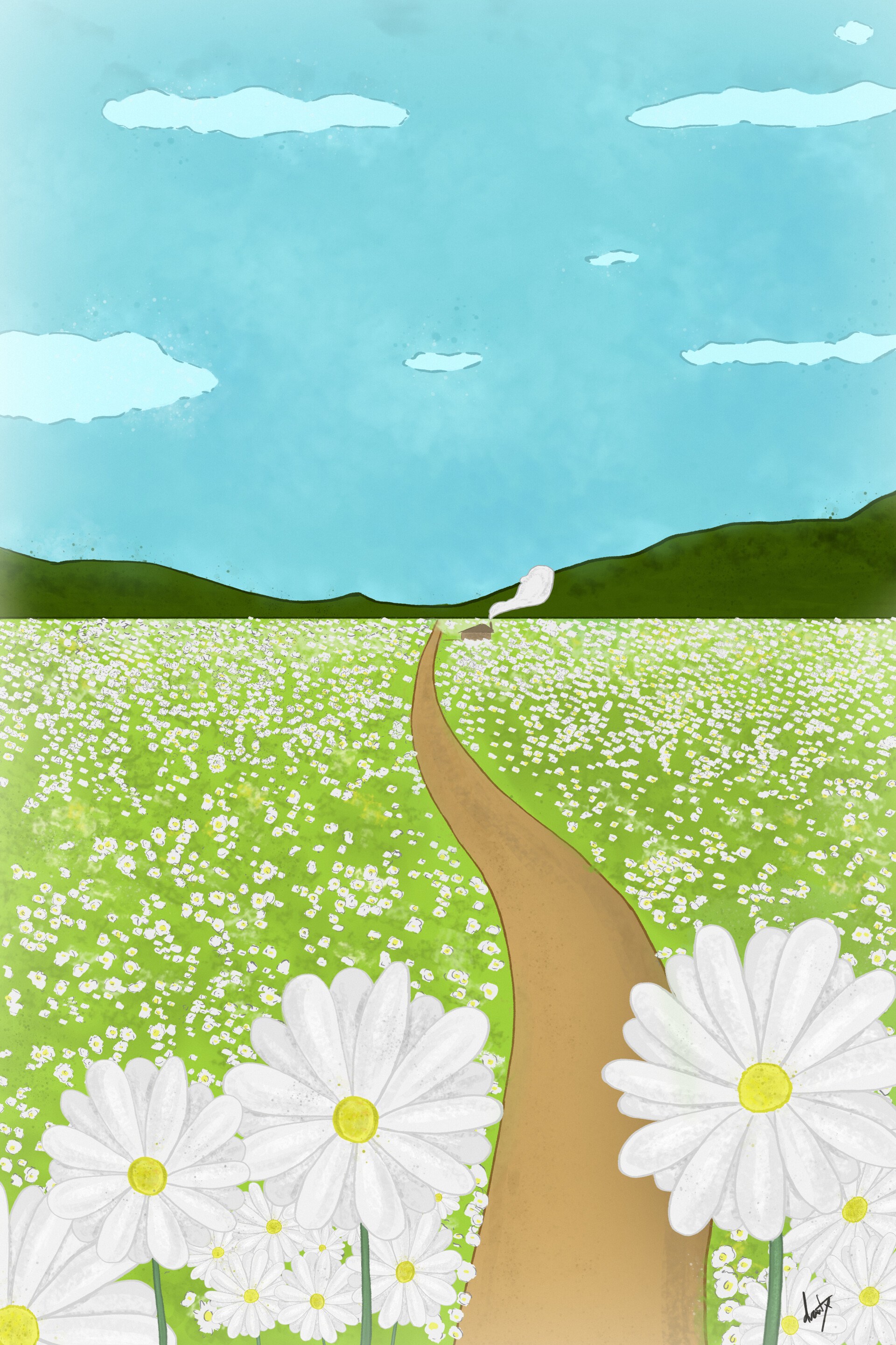 ArtStation - Daisy Field