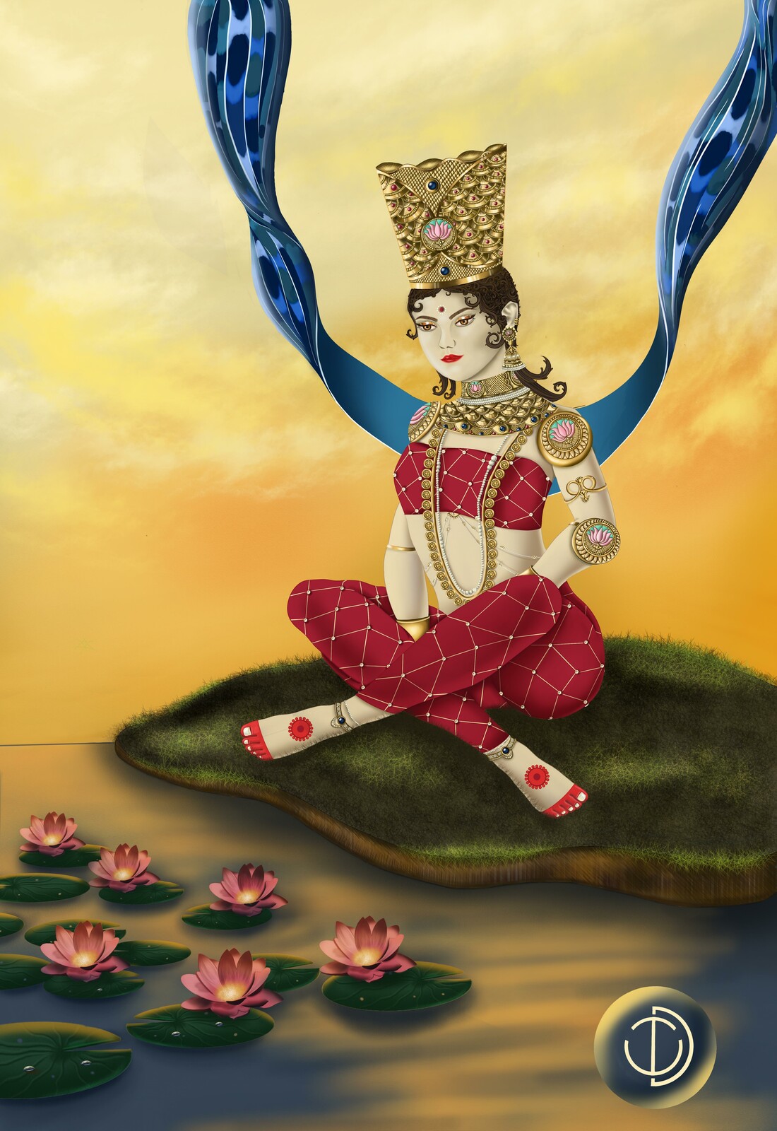 Deepanshu Tyagi - Ethereal Goddess Lakshmi
