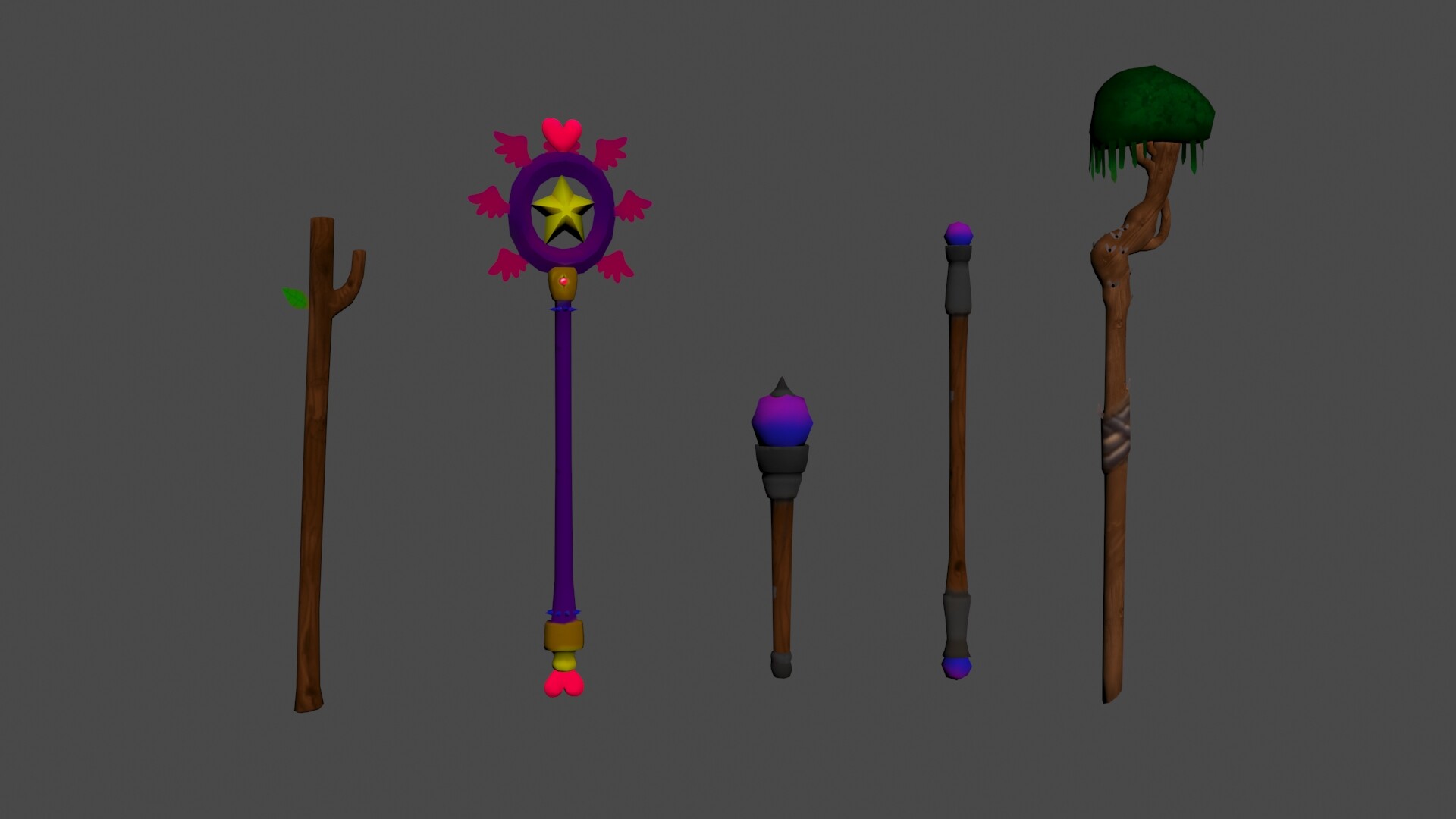 ArtStation - Staff and Wands