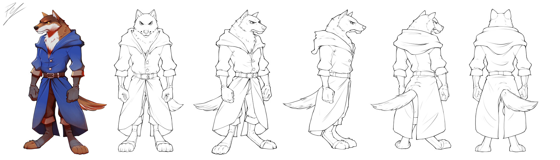 ArtStation - Swolf turn around