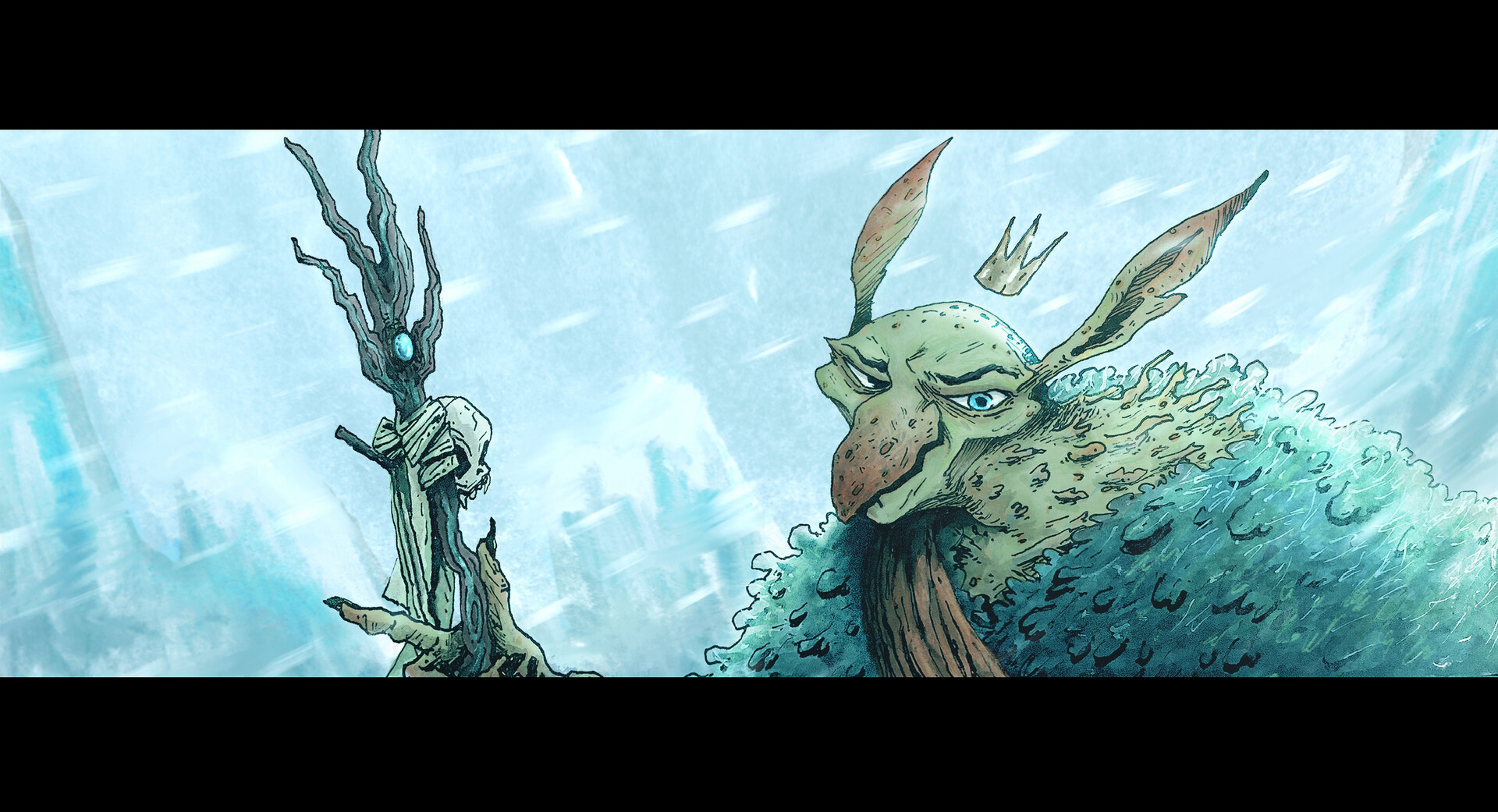 ArtStation - Zur the fallen Goblin's king