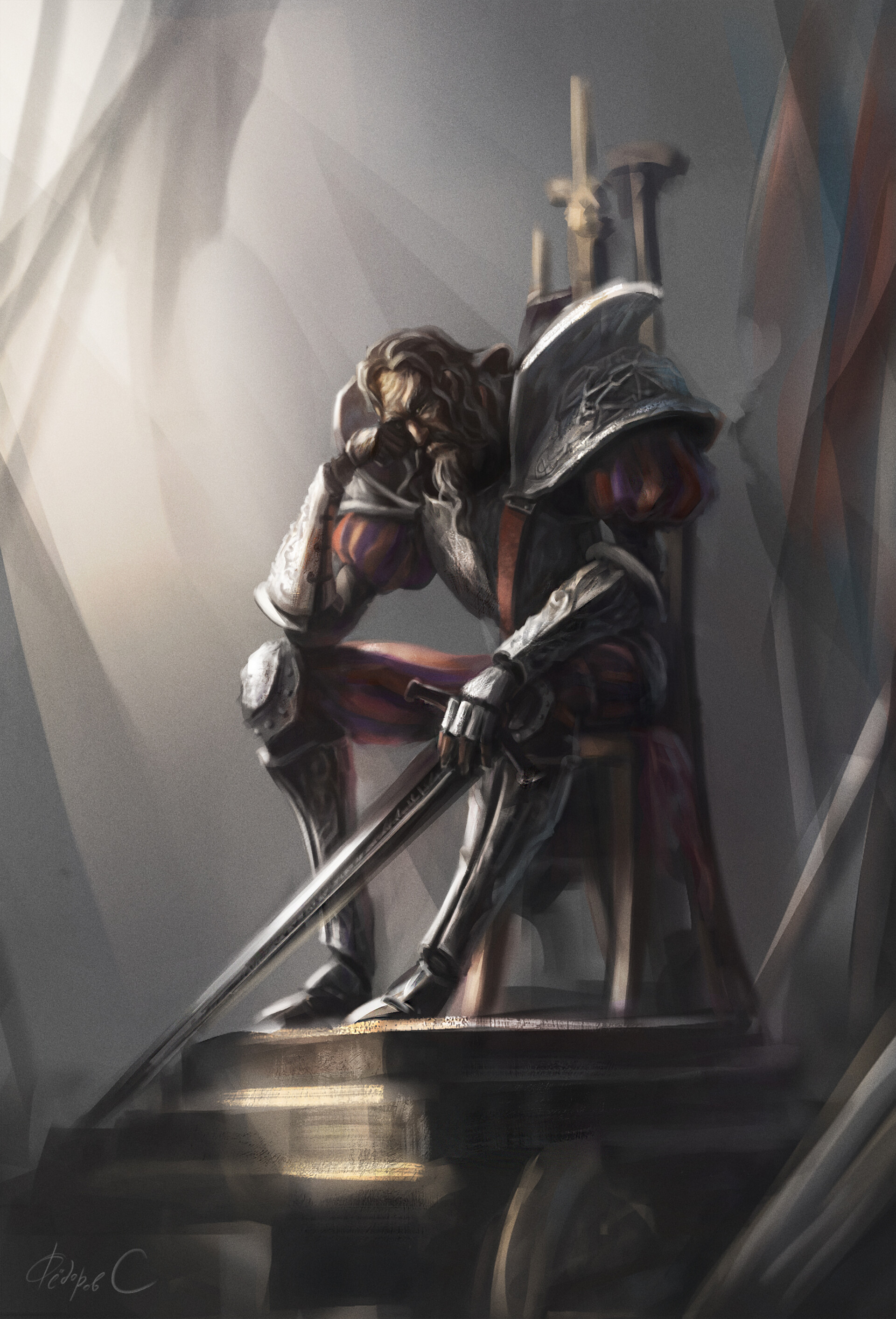 ArtStation - The Knight of the Sorrowful Countenance