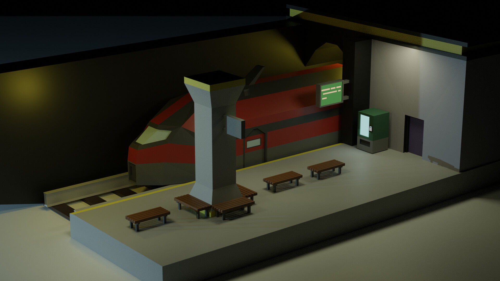 ArtStation - Metro station