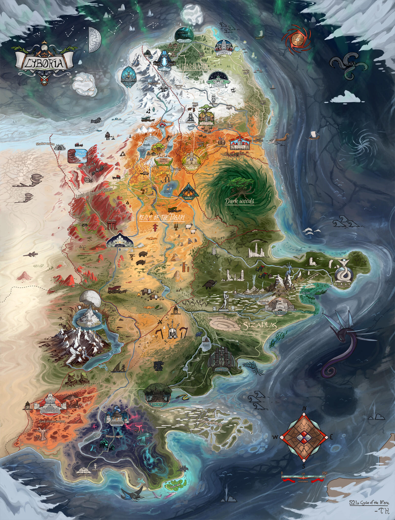 ArtStation - Map of Lyboria