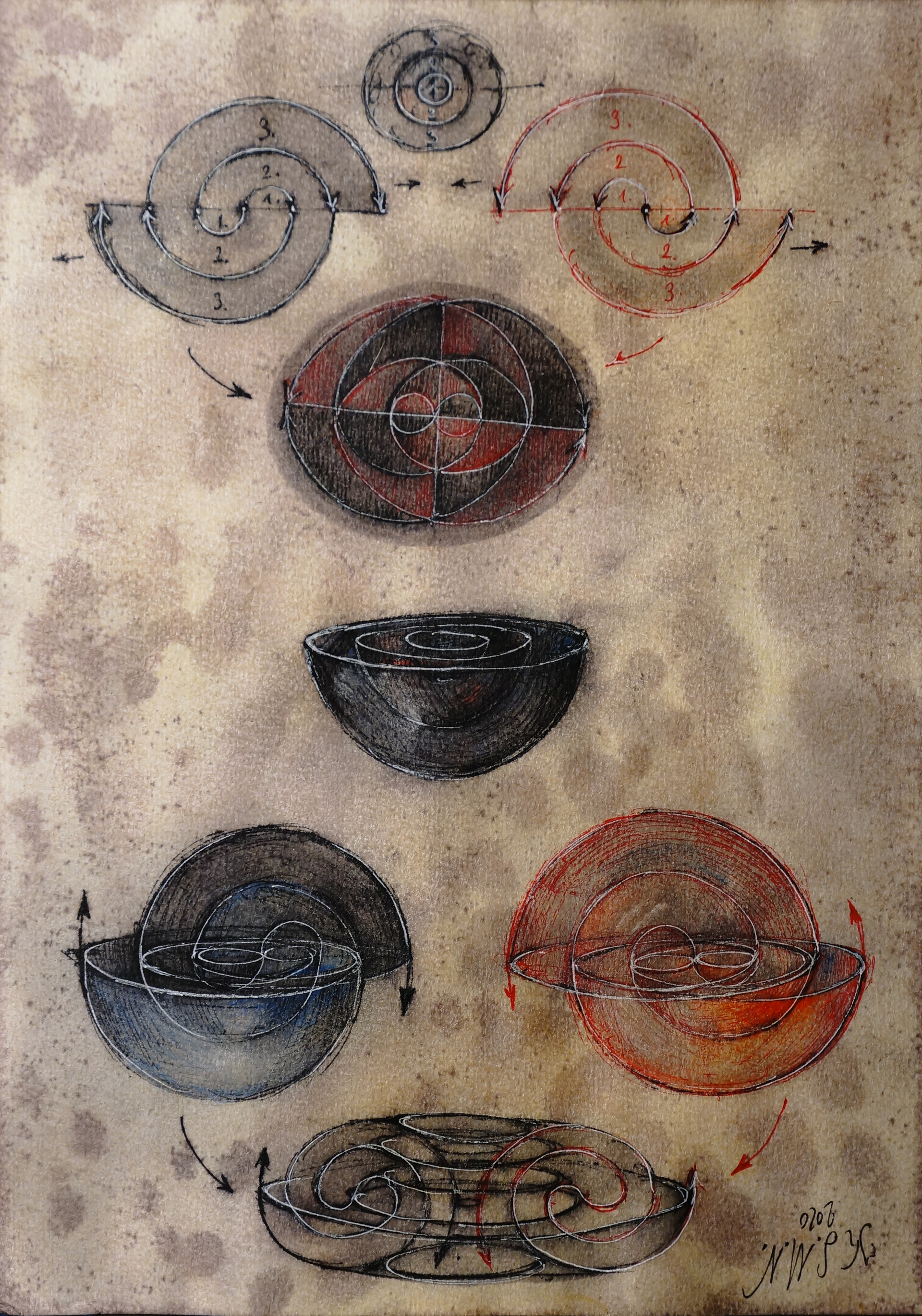 ArtStation - Sphere vortex Galaxy