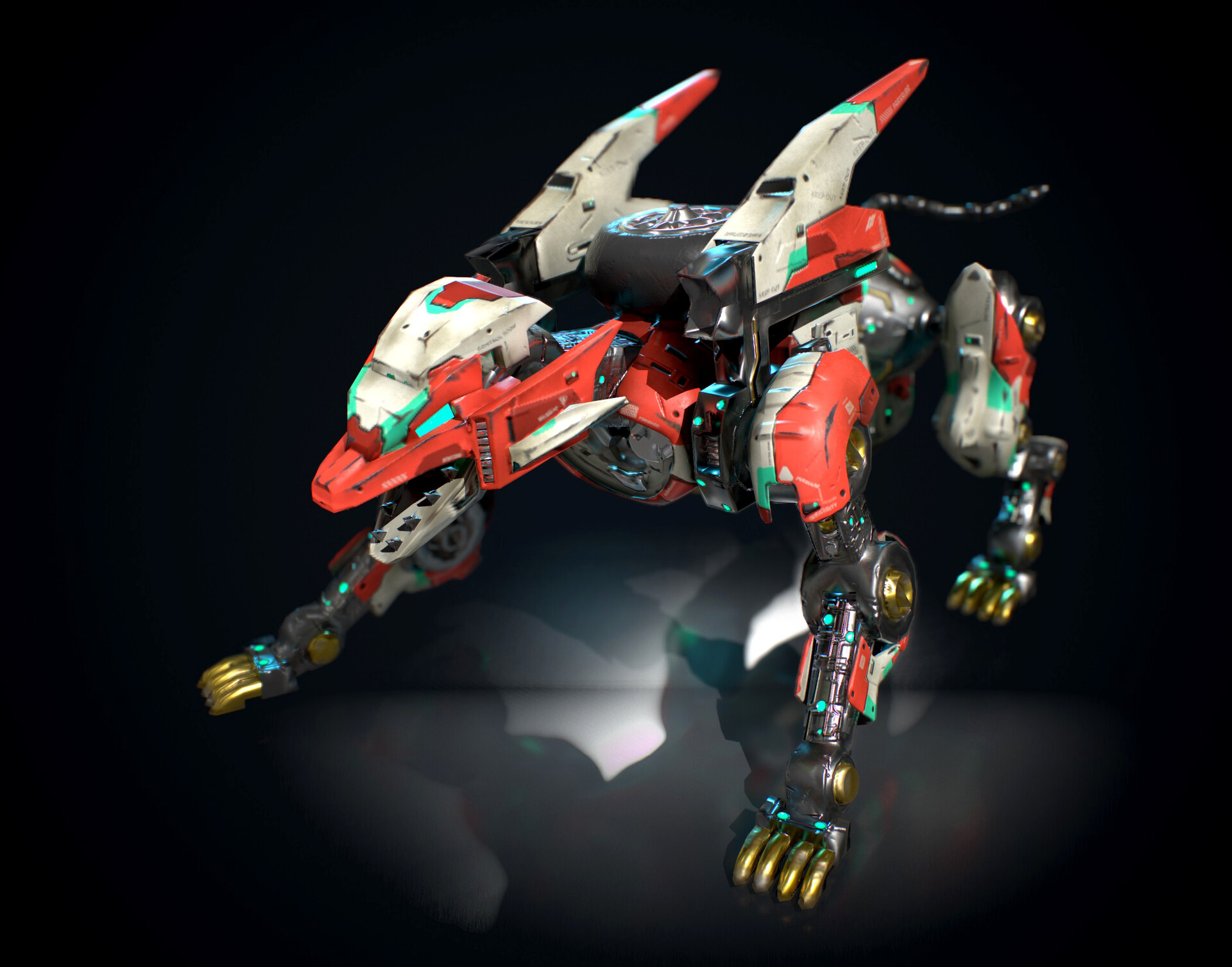 Li Liu - Robot Wolf that Transforms into a Motorcycle
