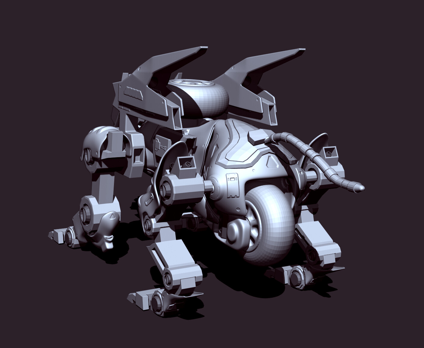 Li Liu - Robot Wolf that Transforms into a Motorcycle